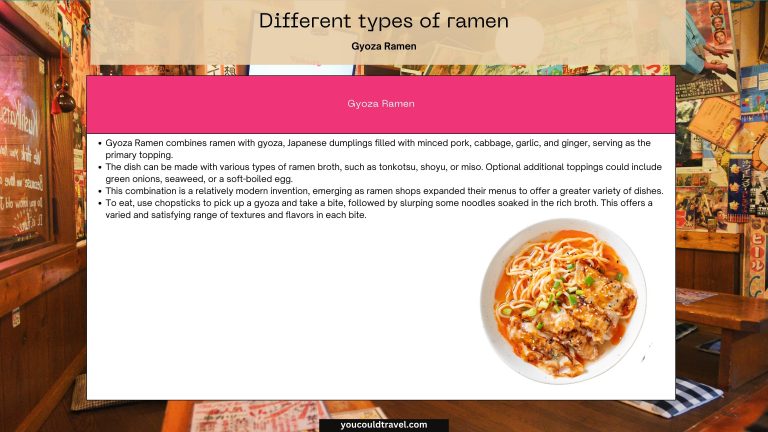 Different types of ramen – You Could Travel