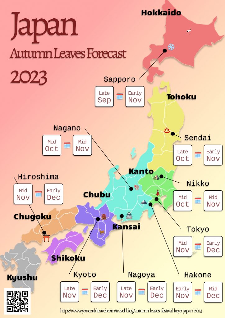 Autumn leaves (Koyo) in Japan 2024 – Fall Colours Forecast & Viewing ...