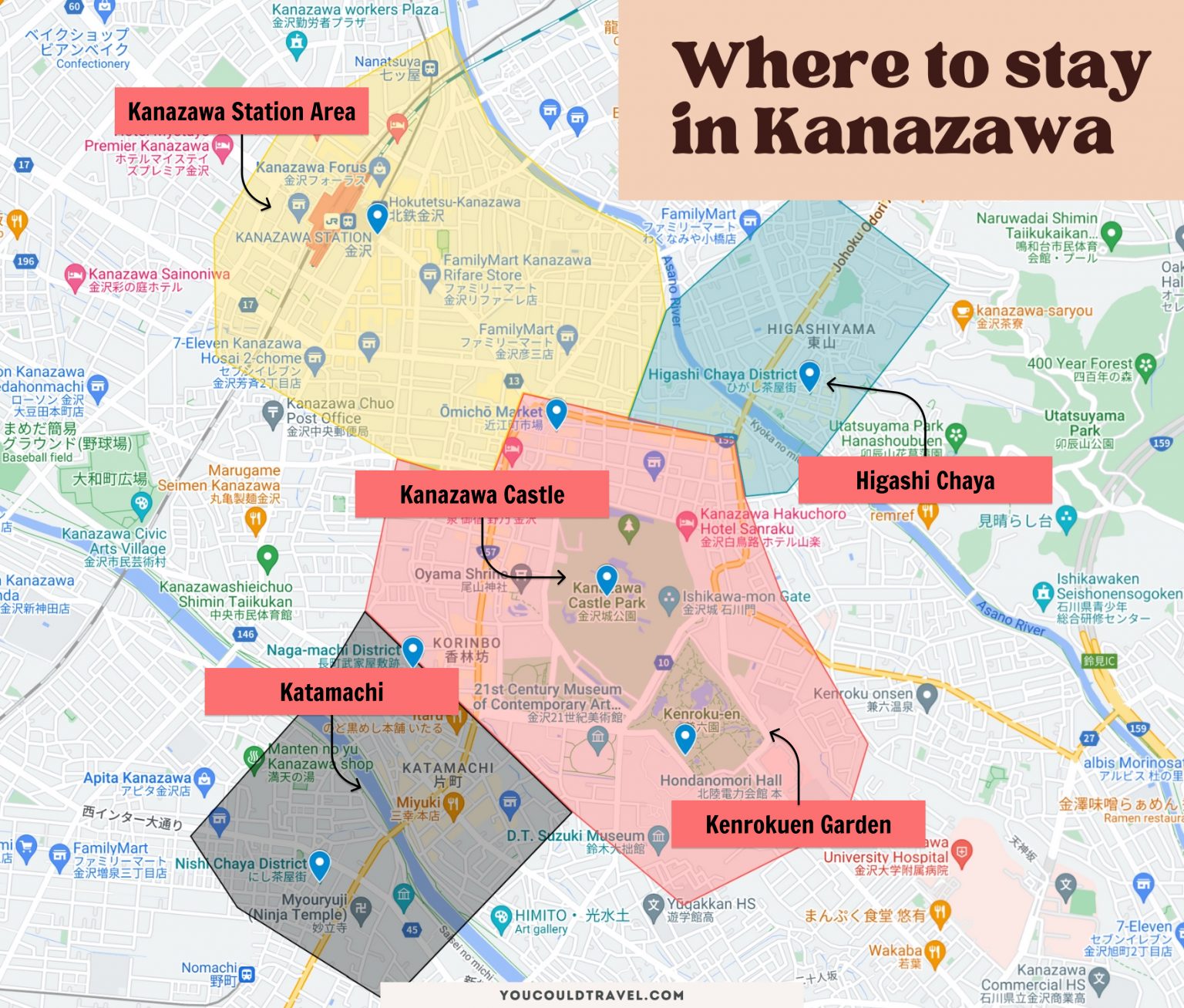 Where to stay in Kanazawa – Best Areas And Hotels For 2024 – You Could ...