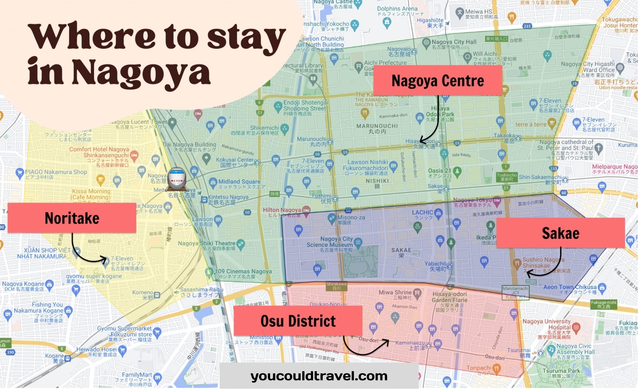 Where to stay in Nagoya – Best Areas And Hotels For 2024 – You Could Travel